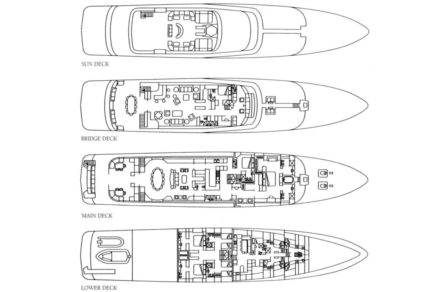 Te Manu Yacht Layout | TWW Yachts