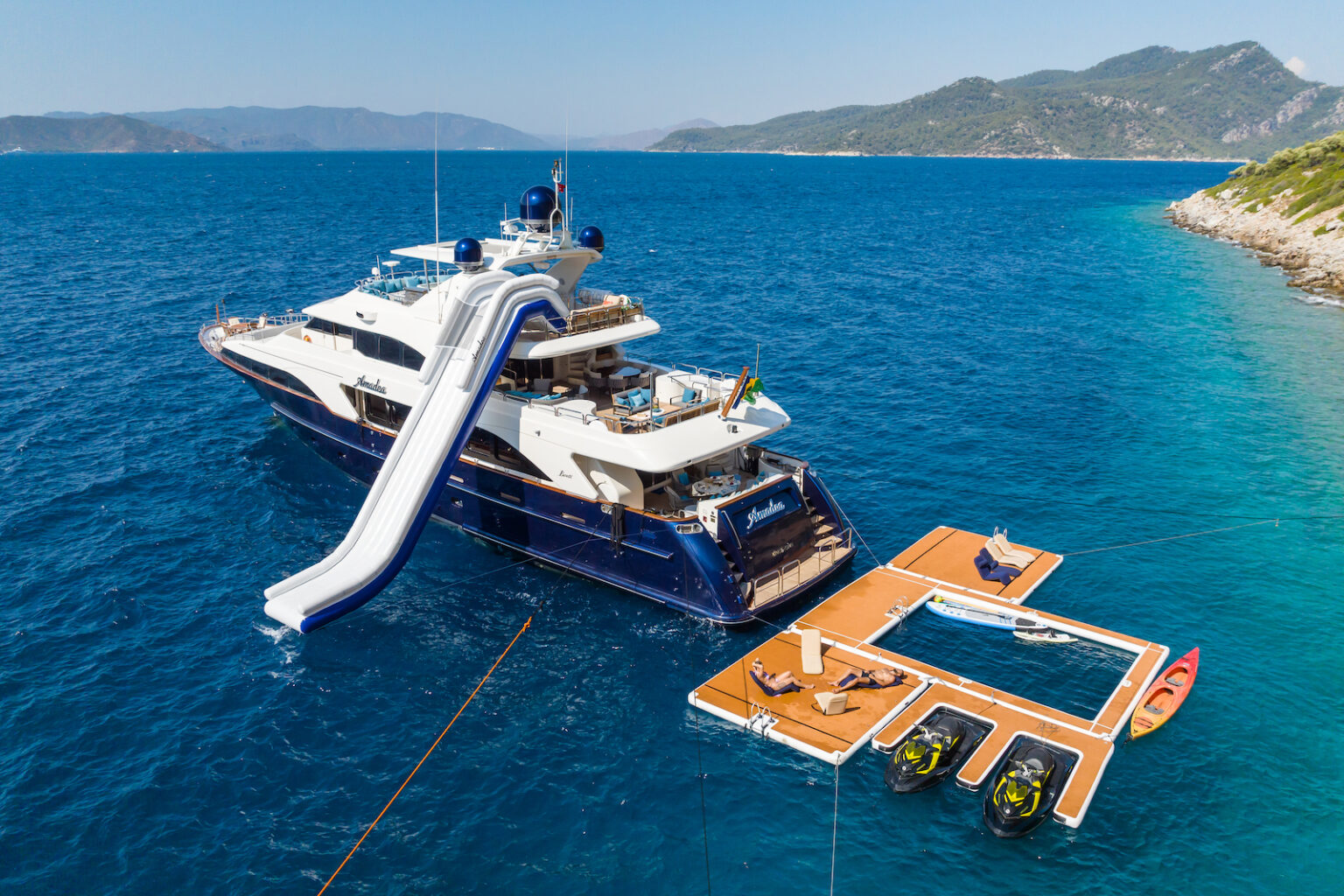 TWW welcomes Amadea to the charter fleet - TWW Yachts