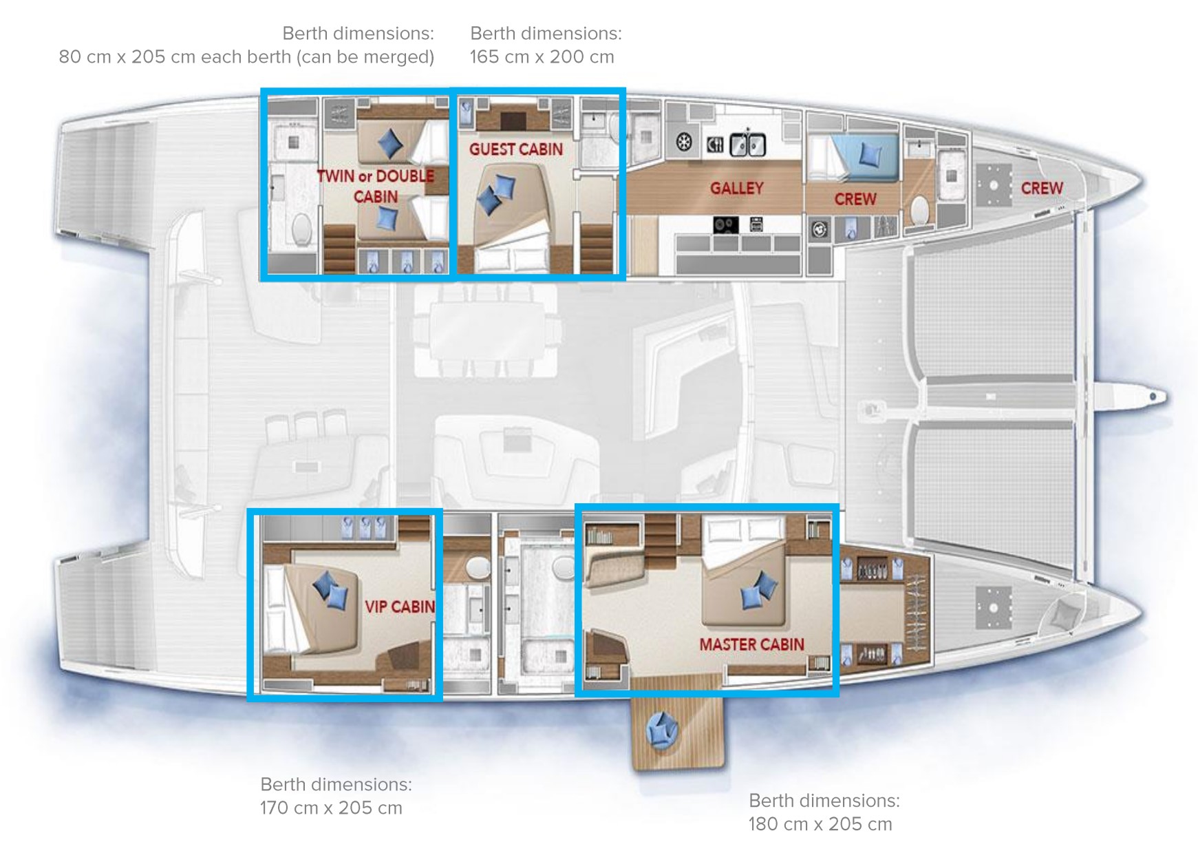ADRIATIC DRAGON Yacht Layout | TWW Yachts