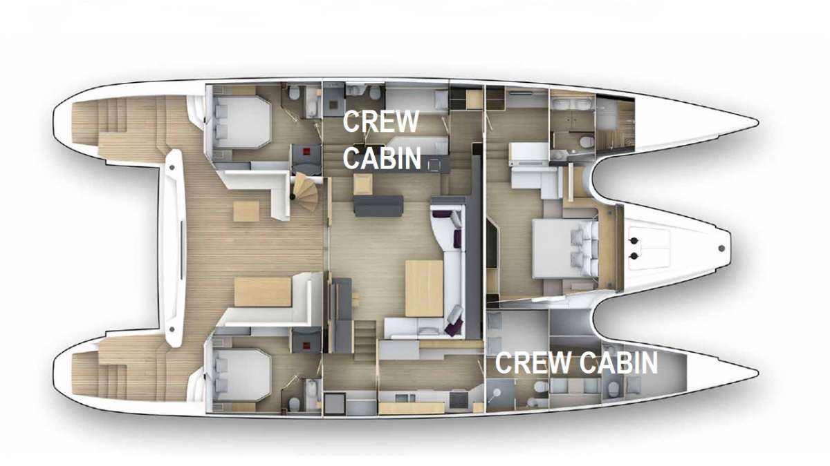 NAMASTE Yacht Layout | TWW Yachts
