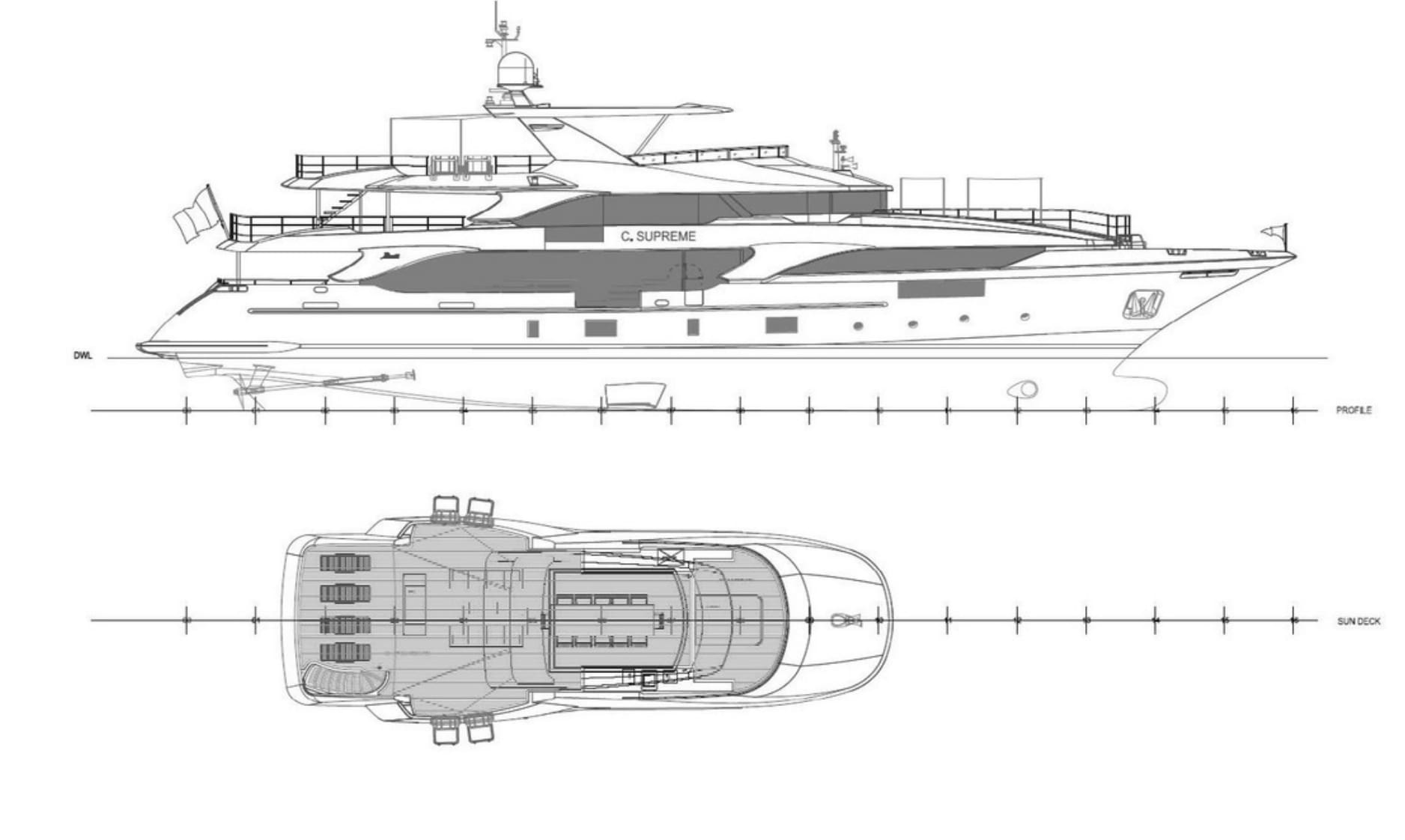 ALEGRE Yacht Layout | TWW Yachts
