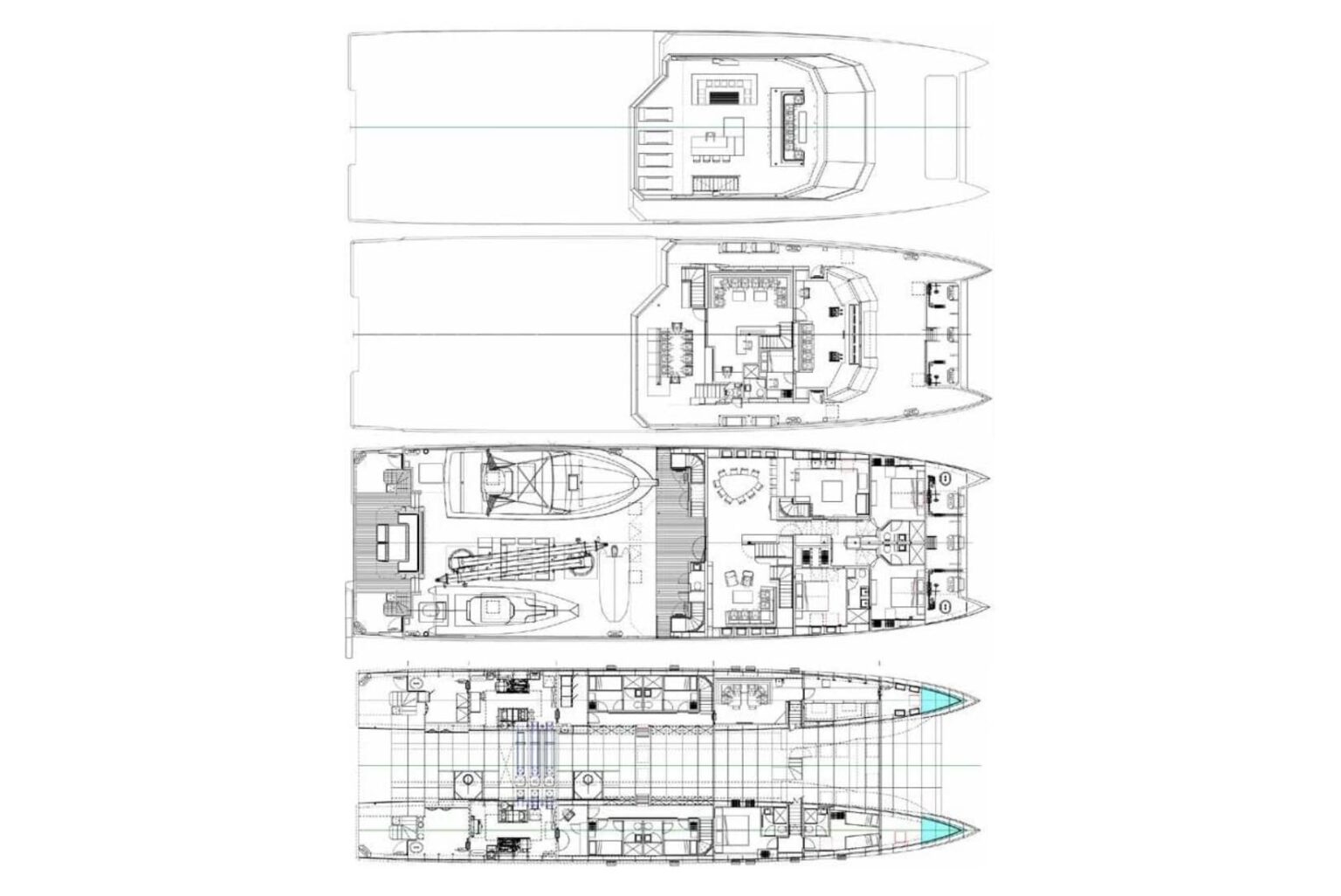 THE BEAST Yacht Layout | TWW Yachts