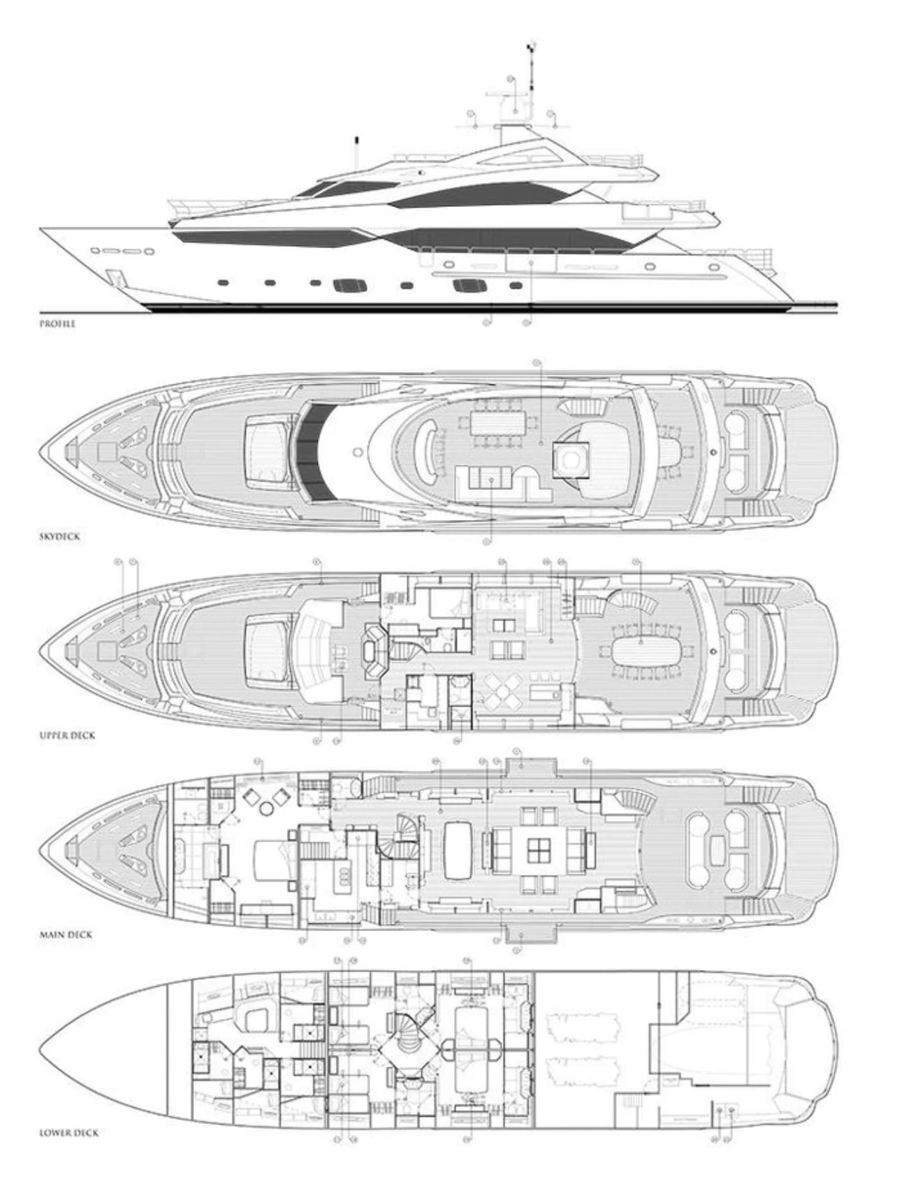 ANYA Yacht Layout | TWW Yachts