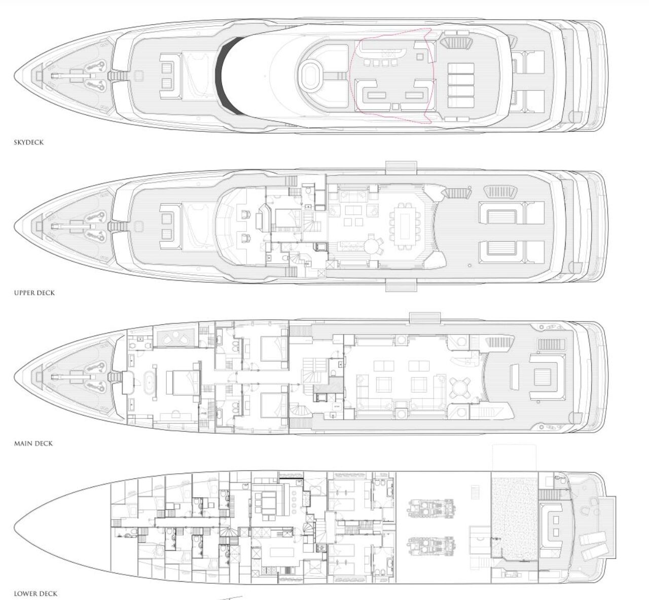 ARADOS Yacht Layout | TWW Yachts
