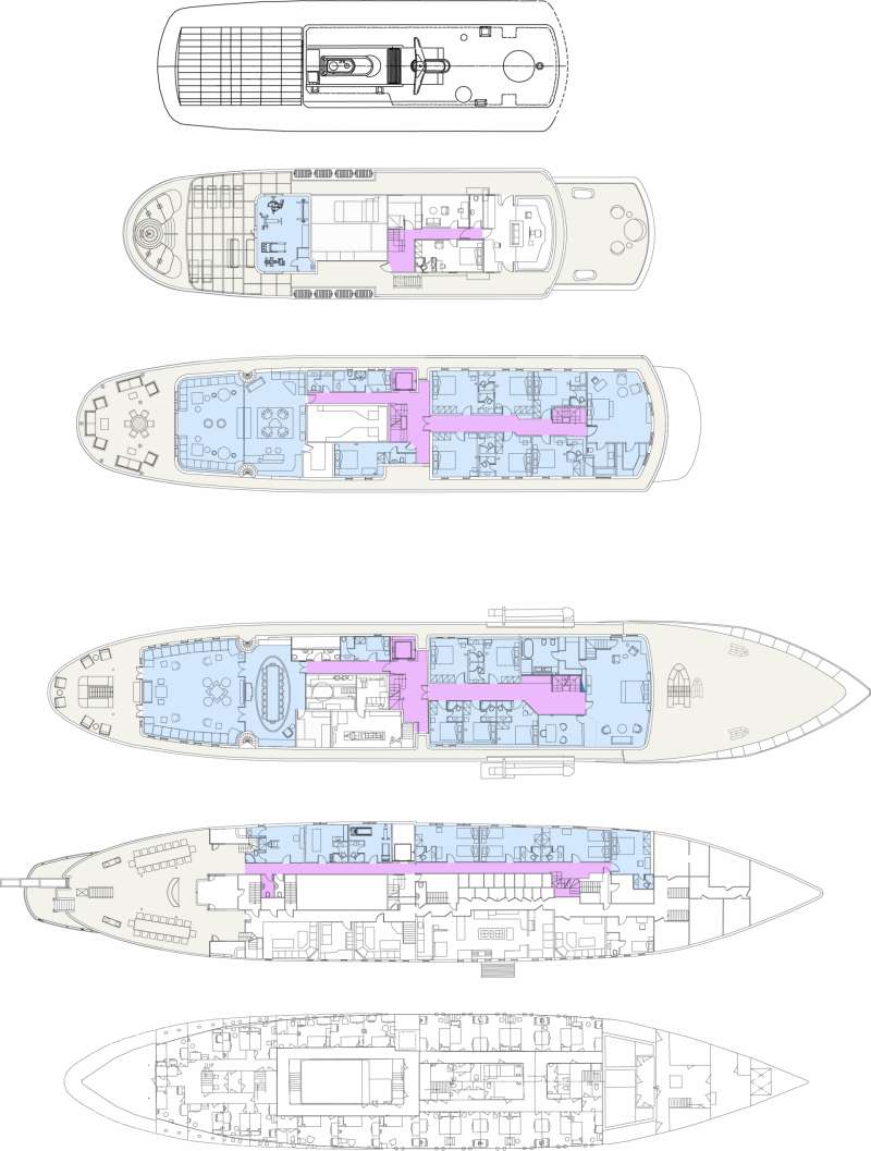 CHAKRA Yacht Layout | TWW Yachts