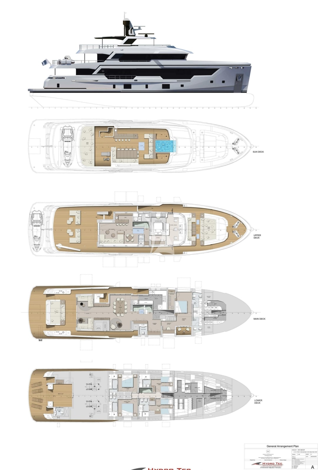 EMOCEAN Yacht Layout | TWW Yachts