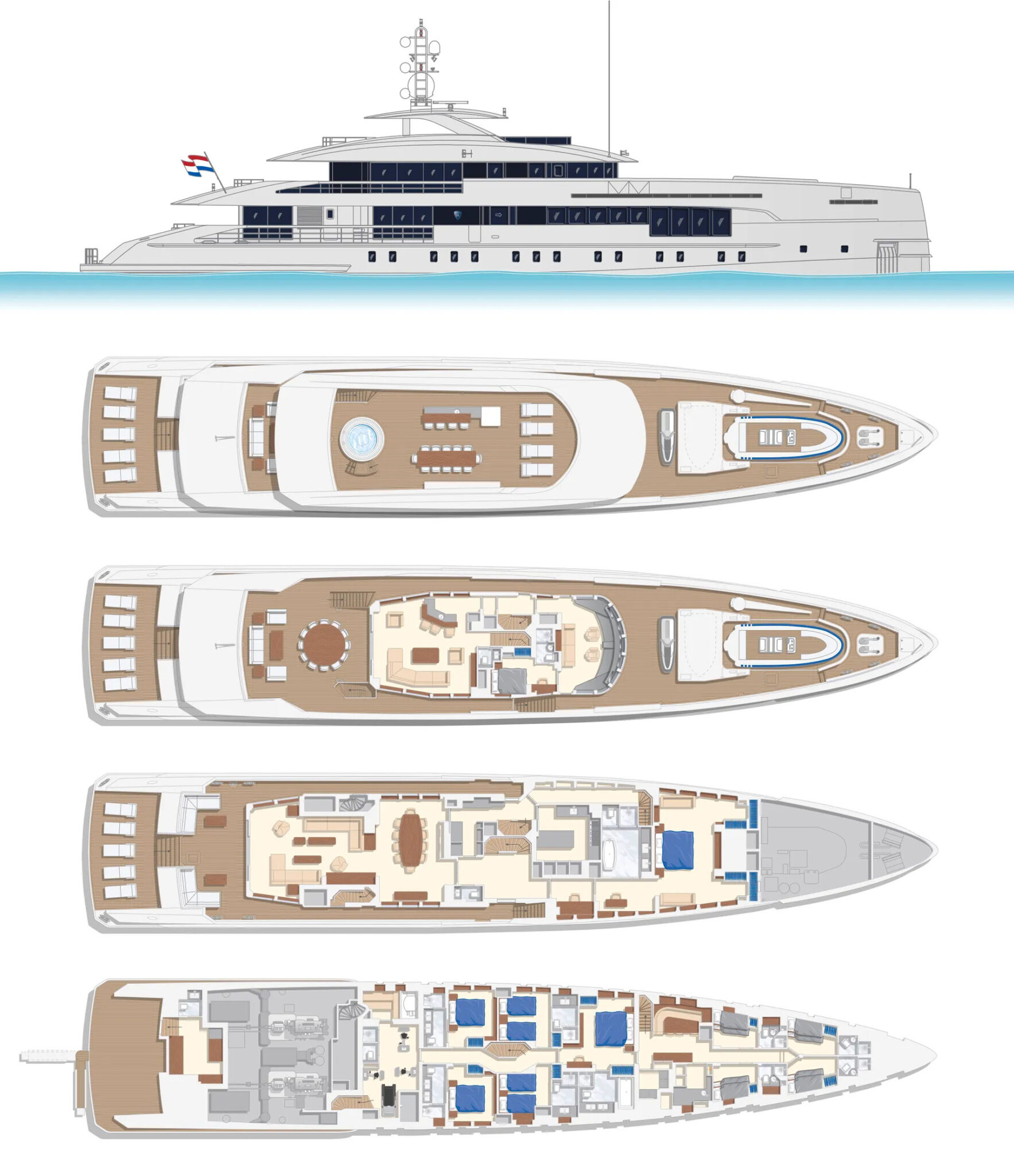 HOME Yacht Layout | TWW Yachts
