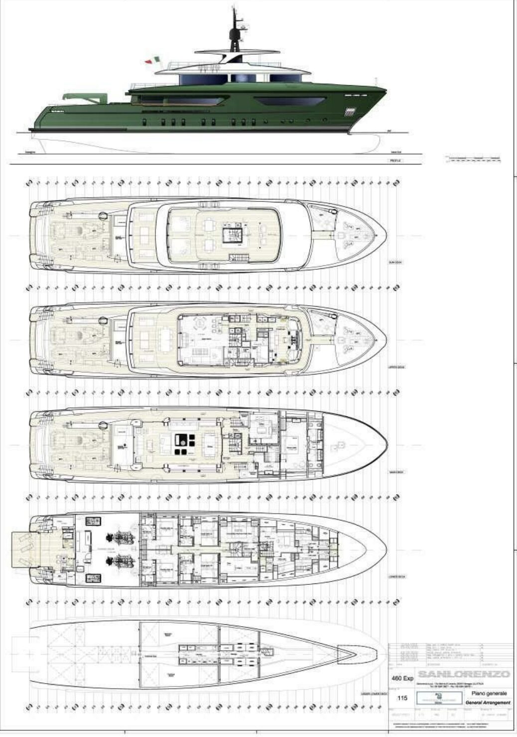 MOKA Yacht Layout | TWW Yachts