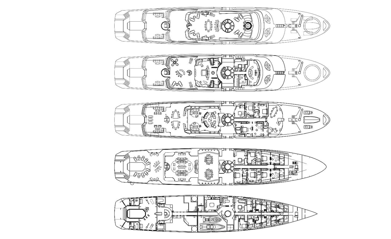 PROJECT X Yacht Layout | TWW Yachts