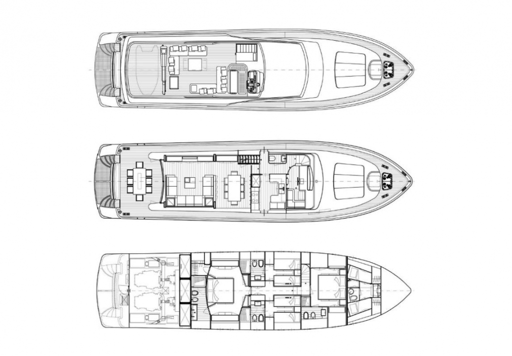 SEVEN Yacht Layout | TWW Yachts