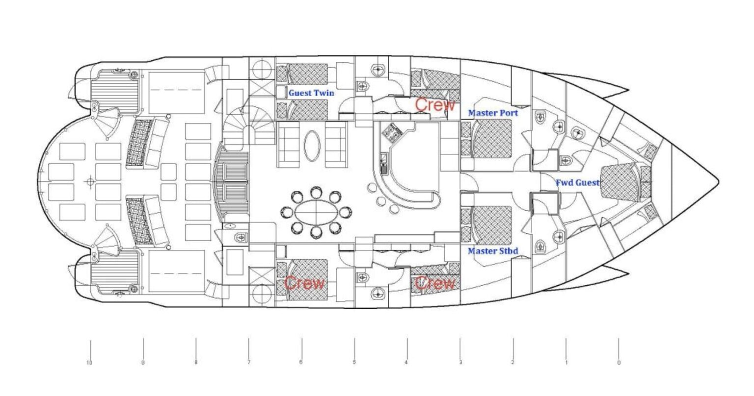 ULTIMATE LADY Yacht Layout | TWW Yachts